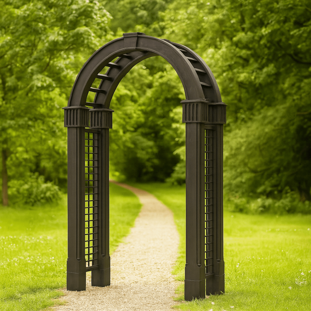 Edenvale Wrought Iron Garden Archway Arbor – theruralart.com